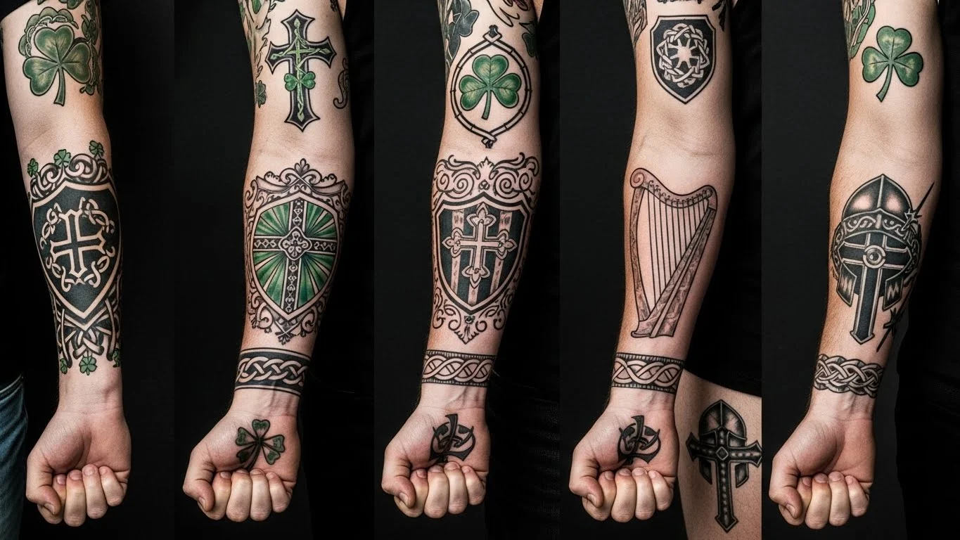 27 Bold St Patrick Tattoo Ideas for Men - tattookeeper.com